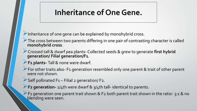 Principles of Inheritance & Variation .pptx | Gardening | Home & Garden