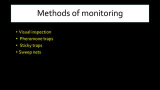 Principles of insect pest management | PPTX
