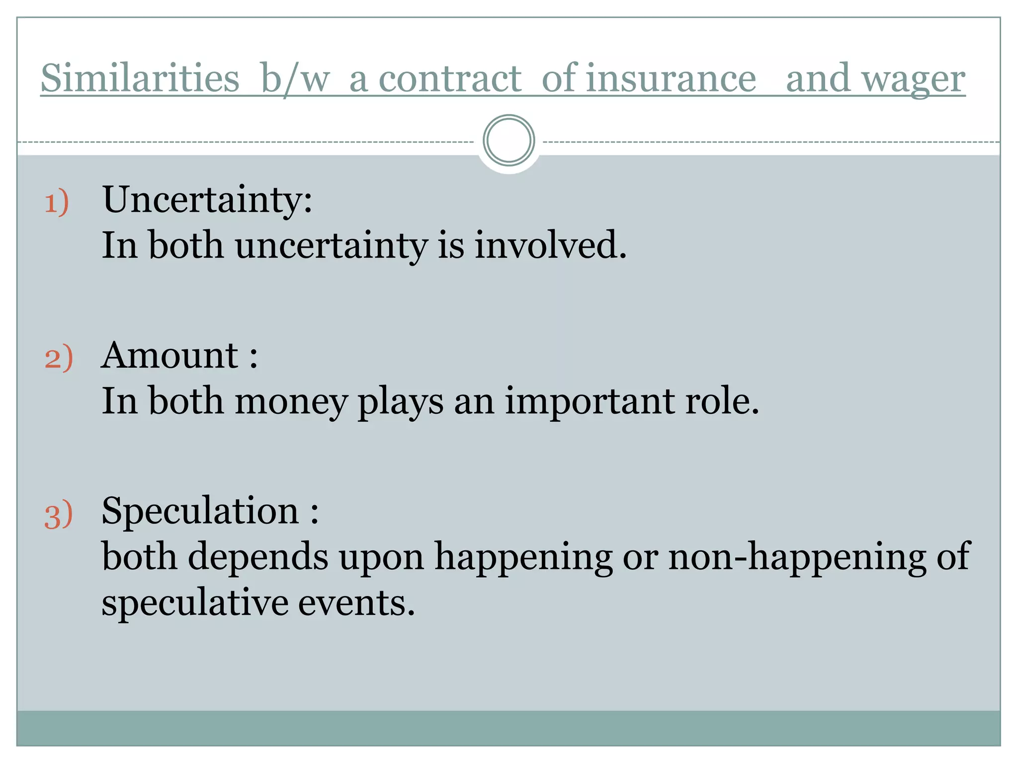 Principles of insurance | PPTX
