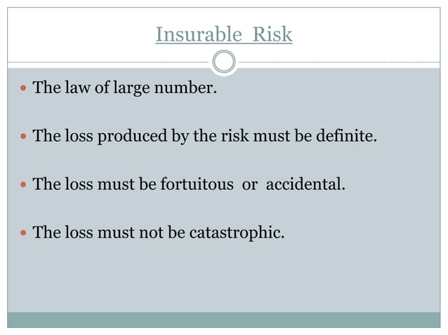 Principles of insurance | PPTX | Insurance | Personal Finance