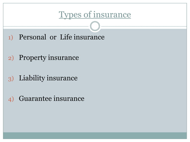 Principles of insurance | PPTX | Insurance | Personal Finance