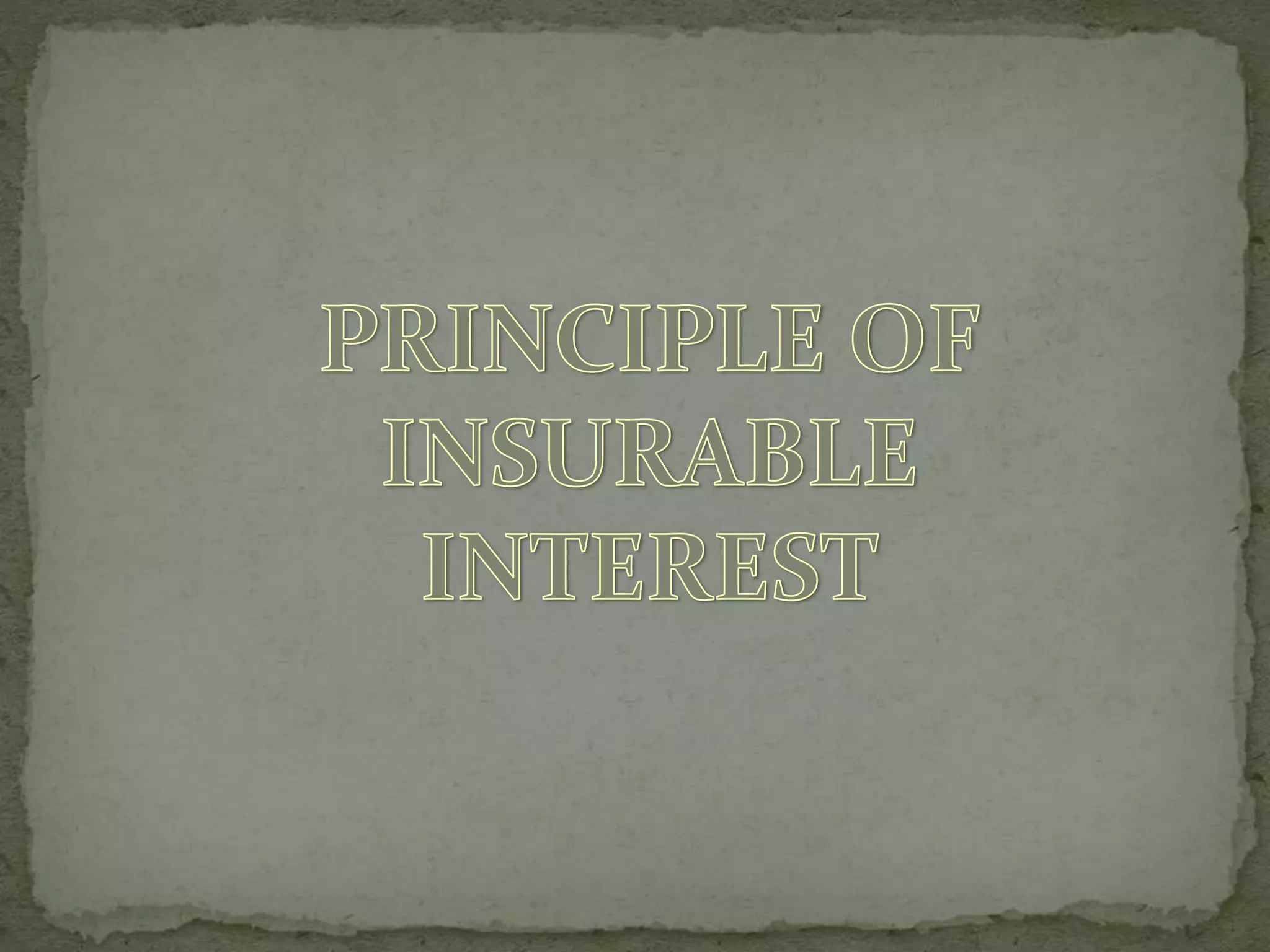 Principles of insurance | PPTX