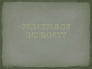 Principles of insurance | PPTX
