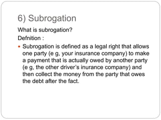 Principles of insurance | PPT