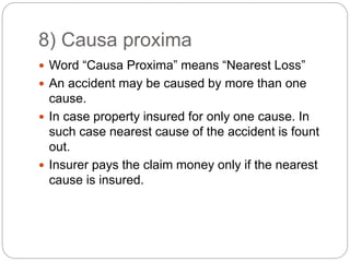 Principles of insurance | PPT