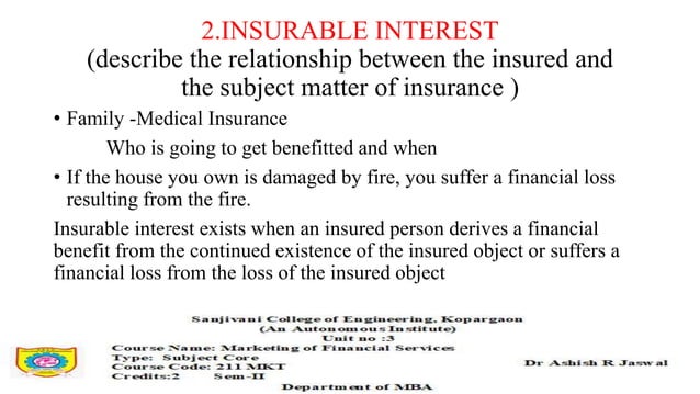 Principles of Insurance | PPT