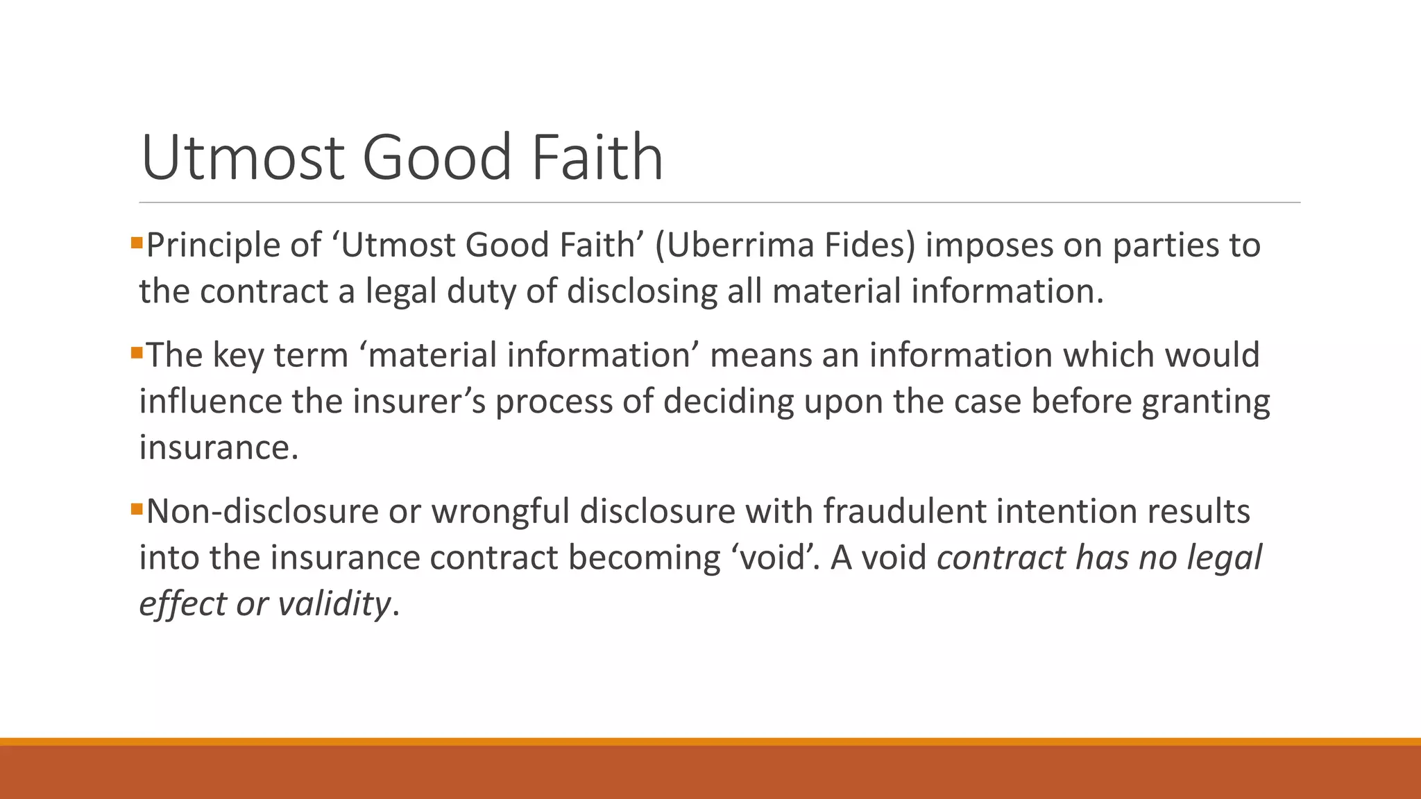 Principles of insurance | PPTX