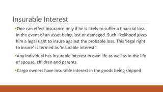 Principles of insurance | PPT