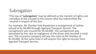 Principles of insurance | PPTX