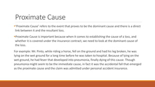 Principles of insurance | PPTX