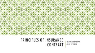Principles of insurance contract in healthcare.pptx