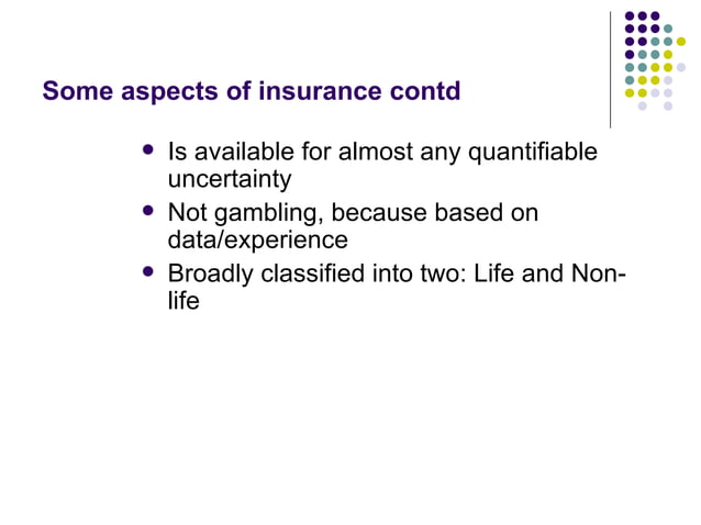 Principles of insurance filnal | PPT