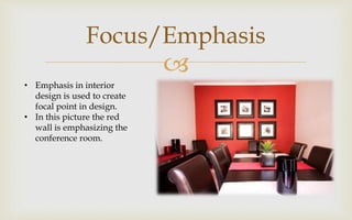 Principles of Interior design | PPTX