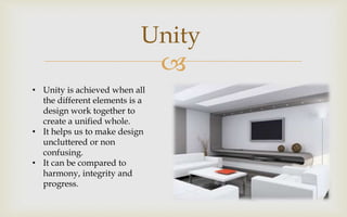 Principles of Interior design | PPTX