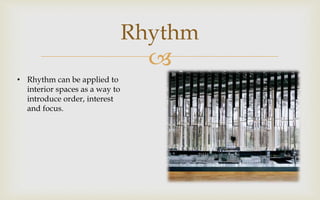 Principles of Interior design | PPTX