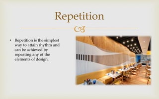 Principles of Interior design | PPTX