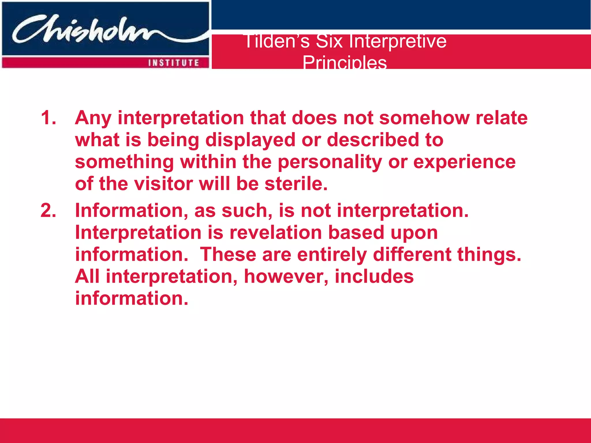 Principles Of Interpretation | PPT