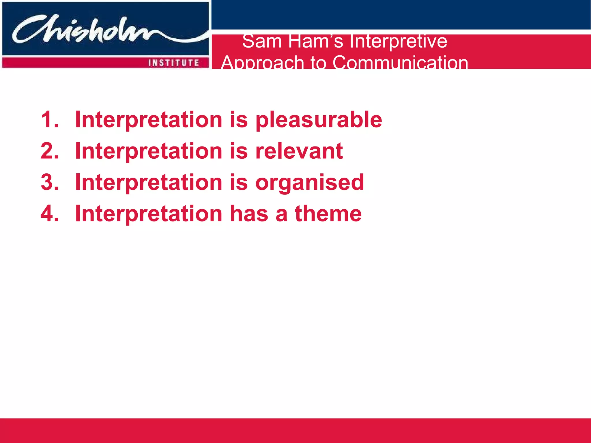 Principles Of Interpretation | PPT