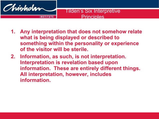 Principles Of Interpretation | PPT | Science