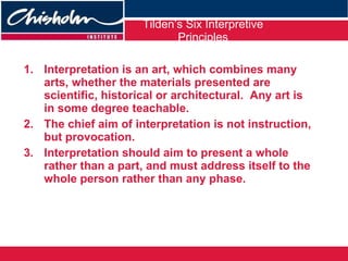 Principles Of Interpretation | PPT