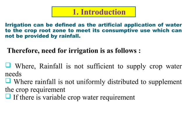 Principles of irrigation by Dr Thomas Abraham_Course Code_Chapters 1 to 5__26-3-2014 | PPT