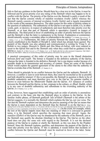 Principles of islamic jurisprudence | PDF