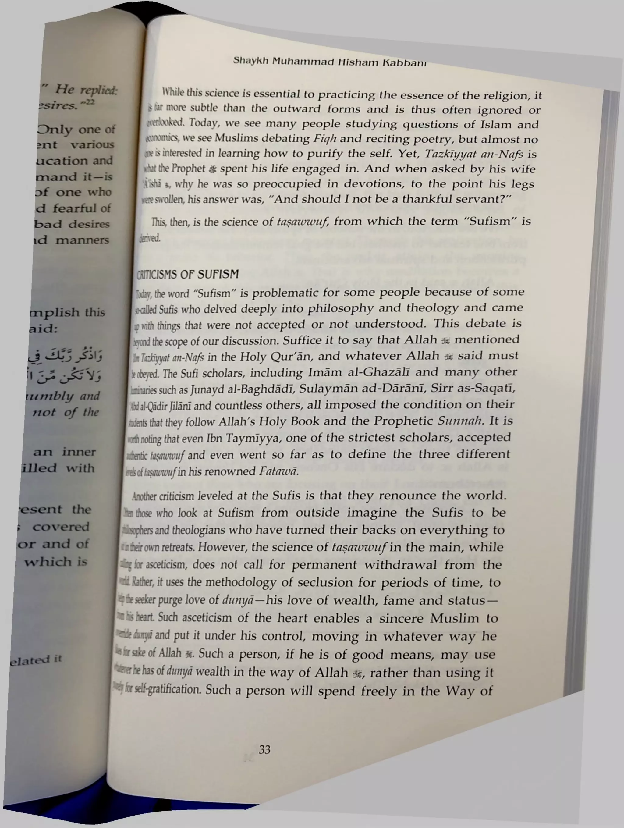 Principles of islamic spirituality part 1 sufism by shaykh muhammad ...