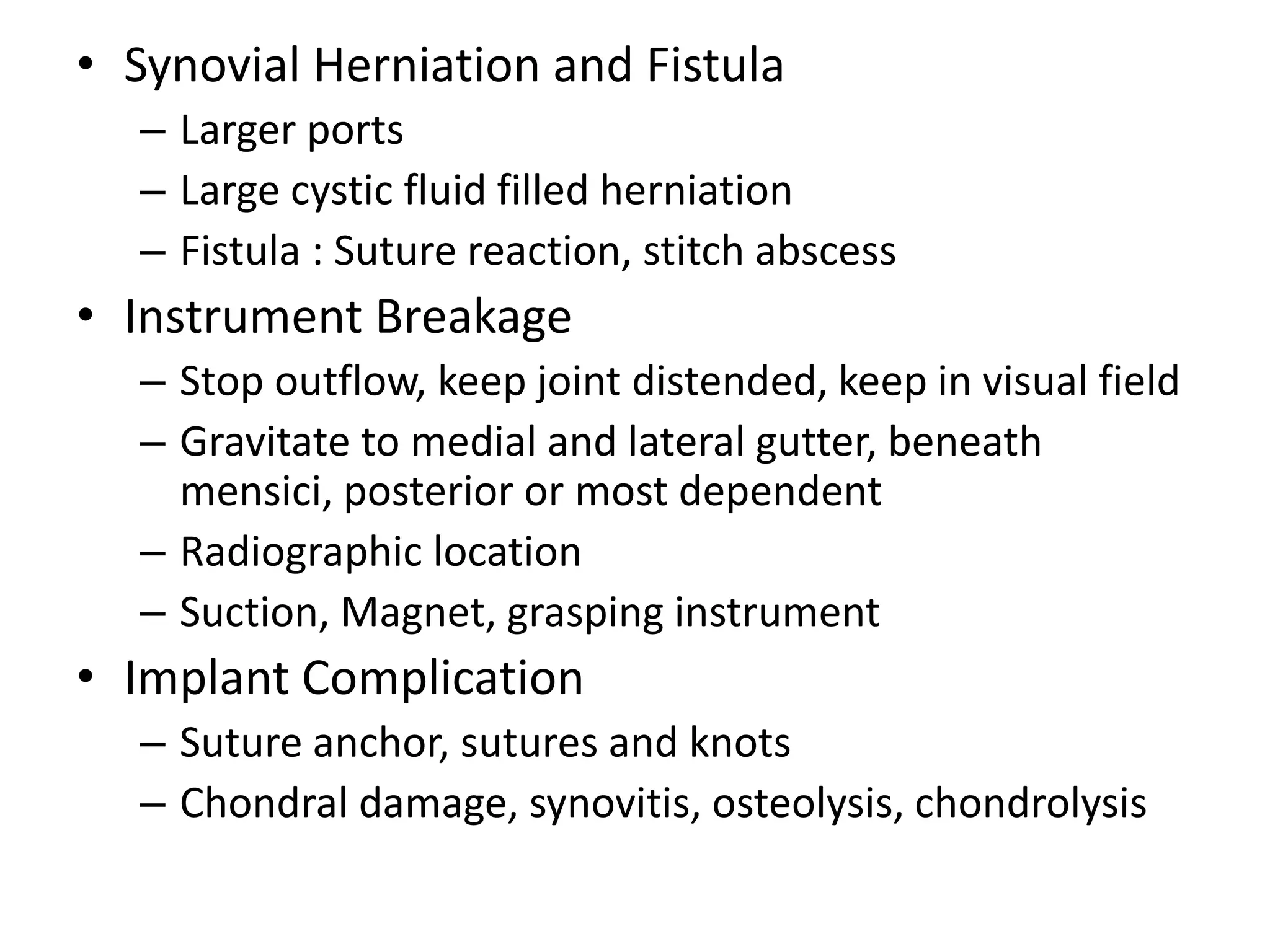 Principles of knee arthoscopy | PPTX