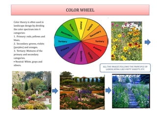 Principles of landscape | PPTX