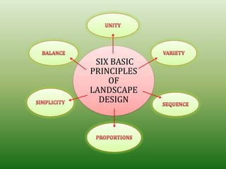 Principles of landscape | PPTX