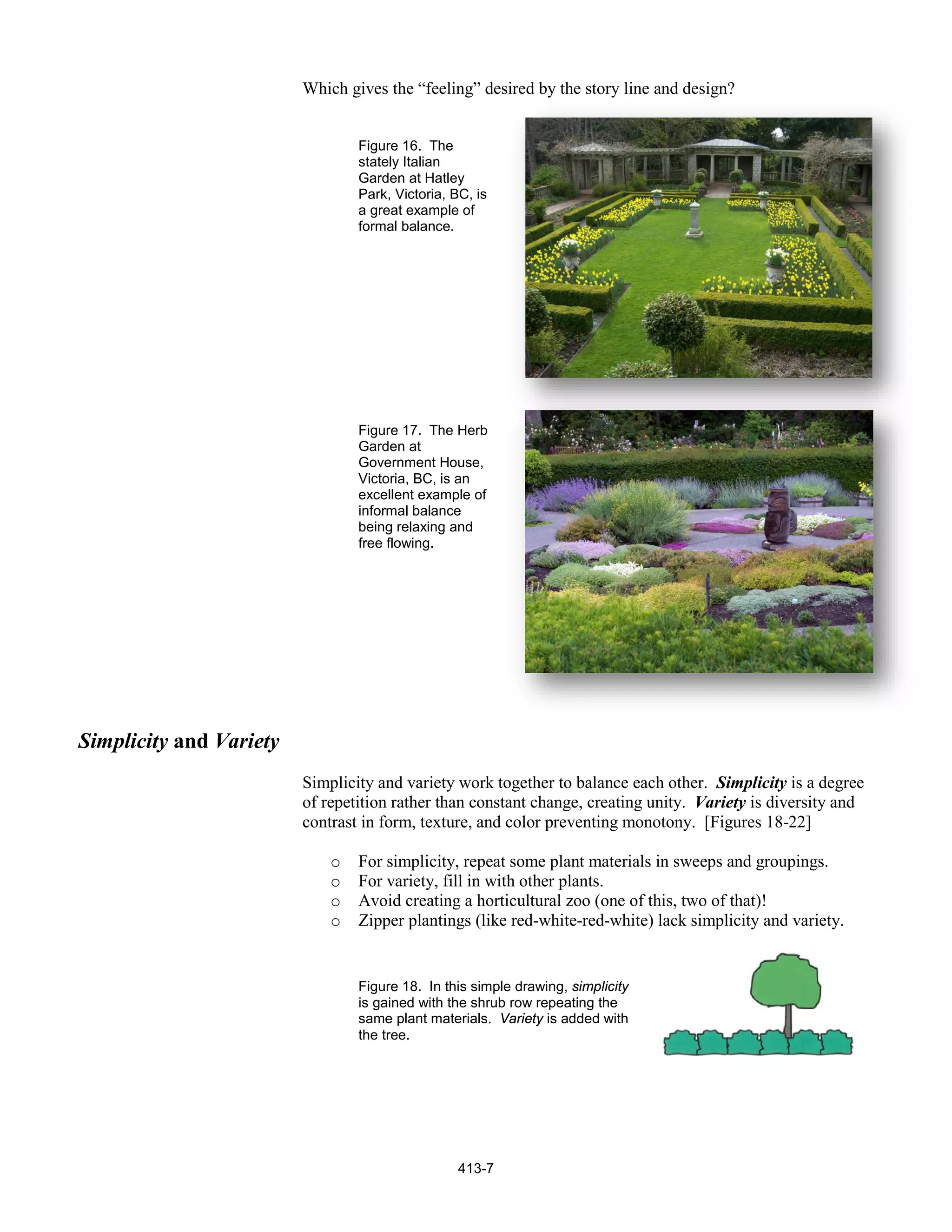 Principles of Landscape Design | PDF