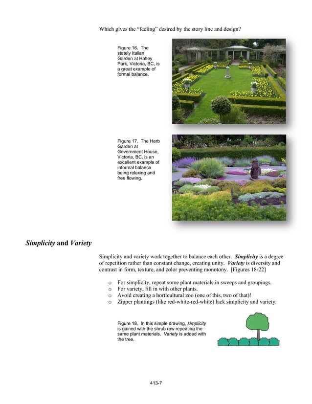Principles of Landscape Design | PDF | Gardening | Home & Garden