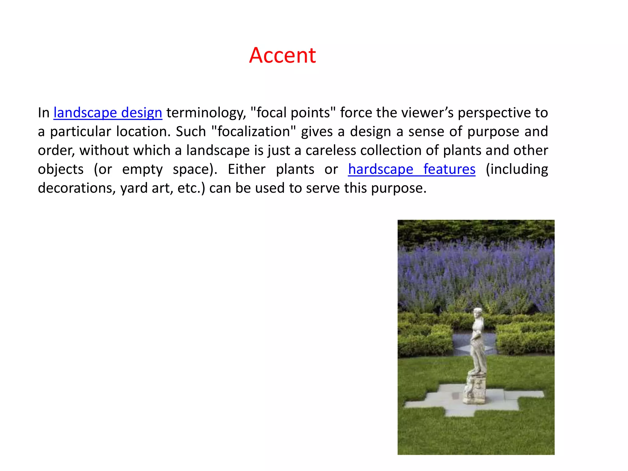 Principles of landscape design | PDF