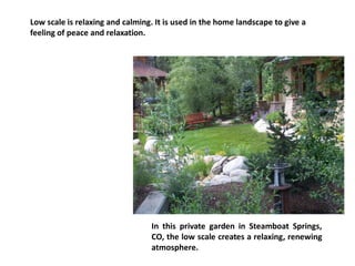 Principles of landscape design | PDF