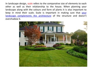 Principles of landscape design | PDF