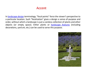 Principles of landscape design | PDF