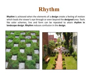 Principles of landscape design | PDF