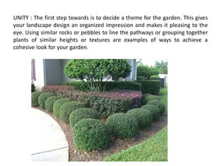 Principles of landscape design (1) | PDF