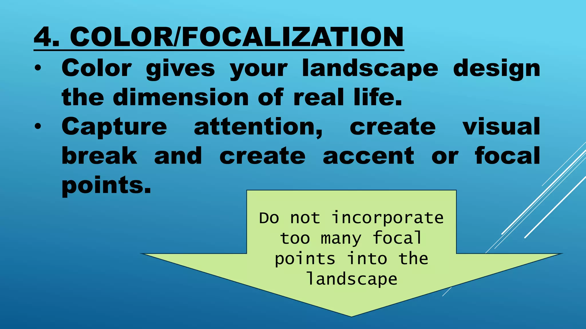 Principles of landscaping | PPTX