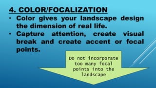 Principles of landscaping | PPTX