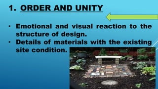 Principles of landscaping | PPTX