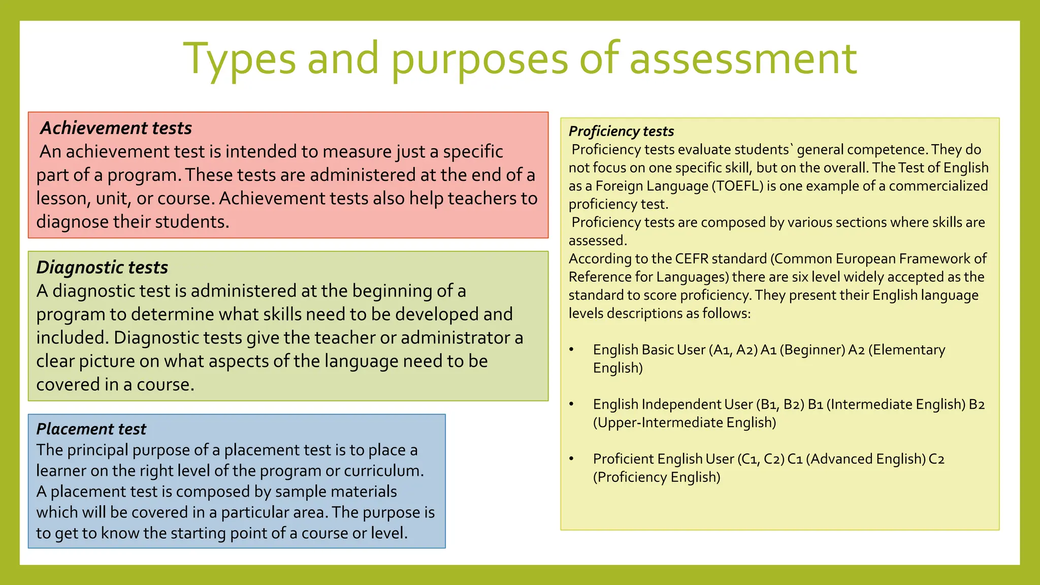 Principles of language assessment.pptx | Standardized Testing ...