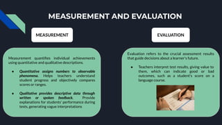 PRINCIPLES OF LANGUAGE ASSESSMENT (EVALUATION AND ASSESSMENT) | PPT