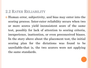 Principles of Language Assessment | PDF