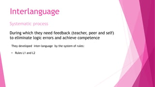 Principles of language learning | PPTX