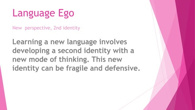 Principles of language learning | PPTX | Education