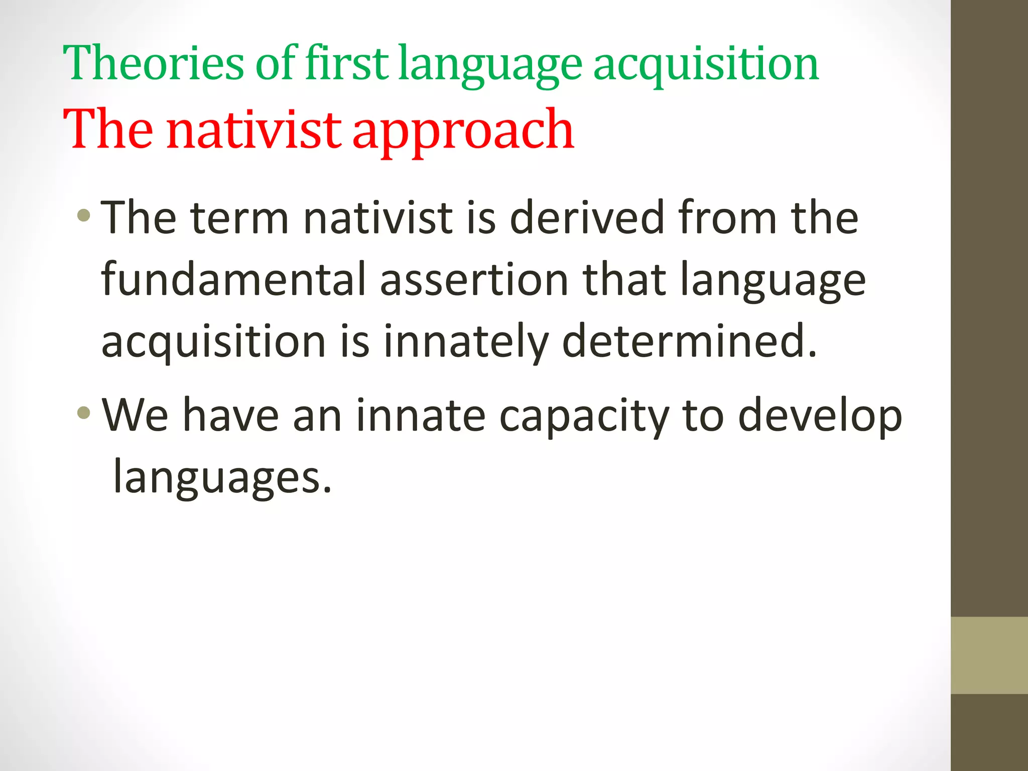 Principles of language learning and teaching | PPTX