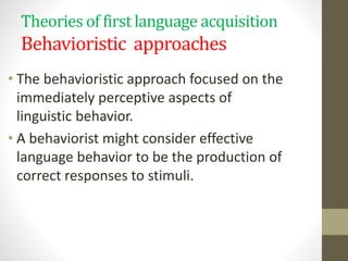 Principles of language learning and teaching | PPTX