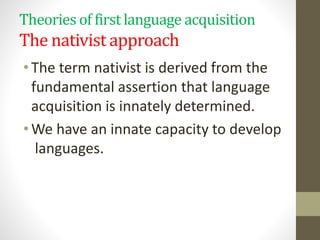 Principles of language learning and teaching | PPTX