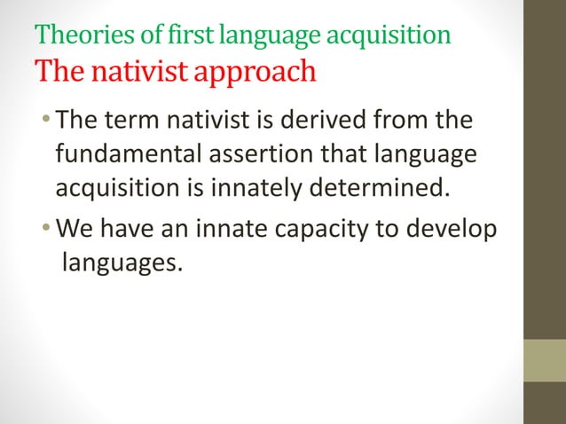 Principles of language learning and teaching | PPTX | Education